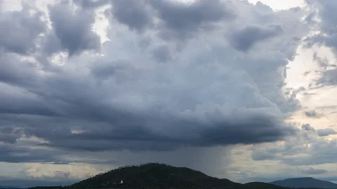 Close up Storm Cloud and Rain. Nature ba... | Stock Video | Pond5