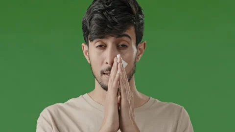 Sneeze Green Stock Footage ~ Royalty Free Stock Videos | Pond5