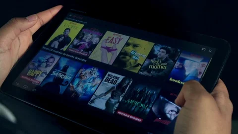 Watching Netflix Stock Videos – Royalty-Free HD & 4K Videos