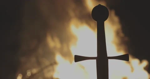 Sword Fire Stock Video Footage | Royalty Free Sword Fire Videos | Pond5