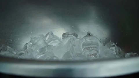 Ice Cube Bucket Stock Footage ~ Royalty Free Stock Videos | Pond5