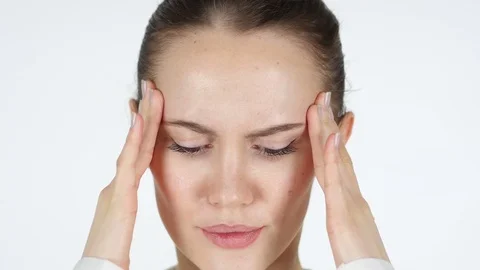 Close Up of Upset Tense Woman Face, Head... | Stock Video | Pond5
