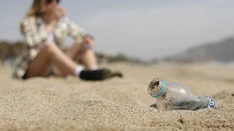 Close-up of a used discarded plastic bot... | Stock Video | Pond5