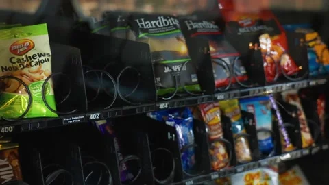 Close up of a Vending Machine | Stock Video | Pond5