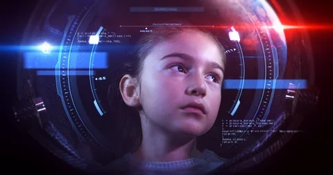 Close Up VFX Shot Of The Beautiful Littl... | Stock Video | Pond5