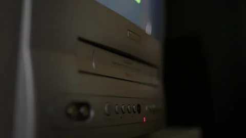 Close up of VHS Tape being put into VHS ... | Stock Video | Pond5