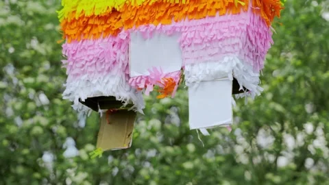 A close-up view from below of a broken p... | Stock Video | Pond5