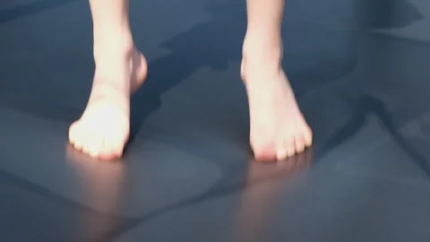 Bouncing Feet Stock Footage ~ Royalty Free Stock Videos | Pond5