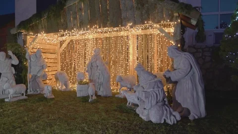 Close up view of Christmas season mange... | Stock Video | Pond5
