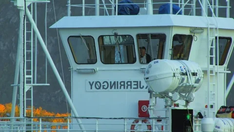 Close-up view of the cockpit of a ship w... | Stock Video | Pond5