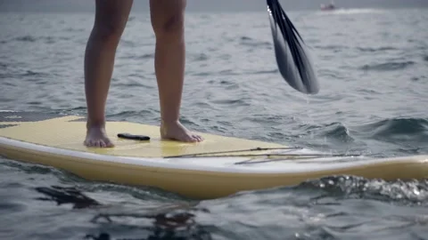 Paddleboard Feet Stock Footage ~ Royalty Free Stock Videos | Pond5