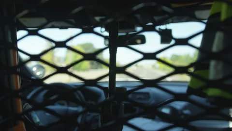 Close up View Through the Cage in the Ba... | Stock Video | Pond5