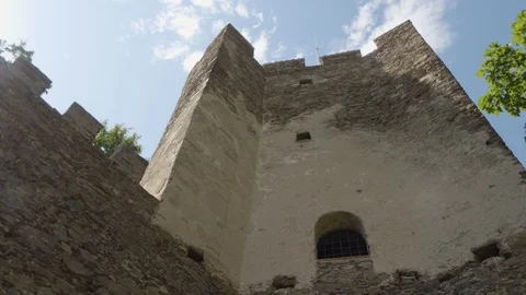 A close up view of a tower from a bottom... | Stock Video | Pond5