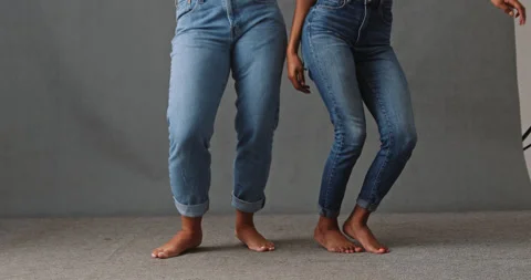 Close up waist down two girls dancing ba... | Stock Video | Pond5