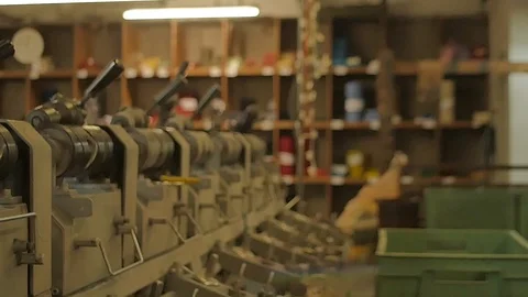 Close up on a waving machine inside a Ta... | Stock Video | Pond5