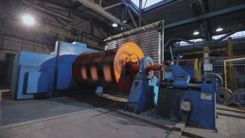 Close-up. Winding of the electrical cabl... | Stock Video | Pond5