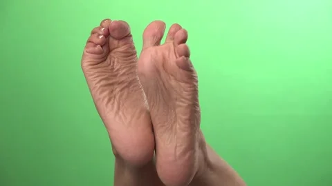Close-up of a woman's feet seen from bel... | Stock Video | Pond5