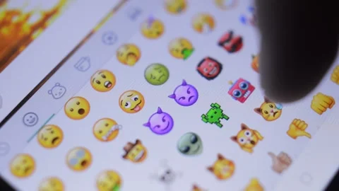close-up woman's hand scrolling happy ye... | Stock Video | Pond5