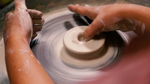 Close-up of a woman's skilful hands shap... | Stock Video | Pond5