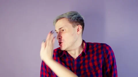 Close up of young man getting slapped in... | Stock Video | Pond5