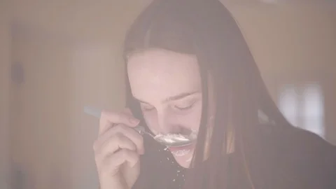 Girl Snorting Cocaine Stock Video Footage | Royalty Free Girl Snorting ...