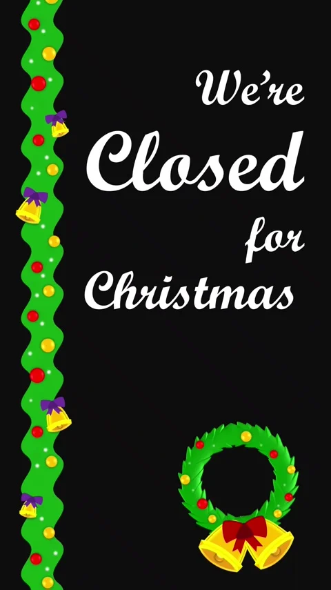Office Closed Christmas Stock Videos – Royalty-Free HD & 4K Videos