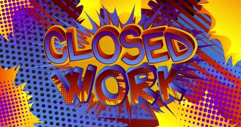 We Are Closed Free Image Stock Footage ~ Royalty Free Stock Videos | Pond5