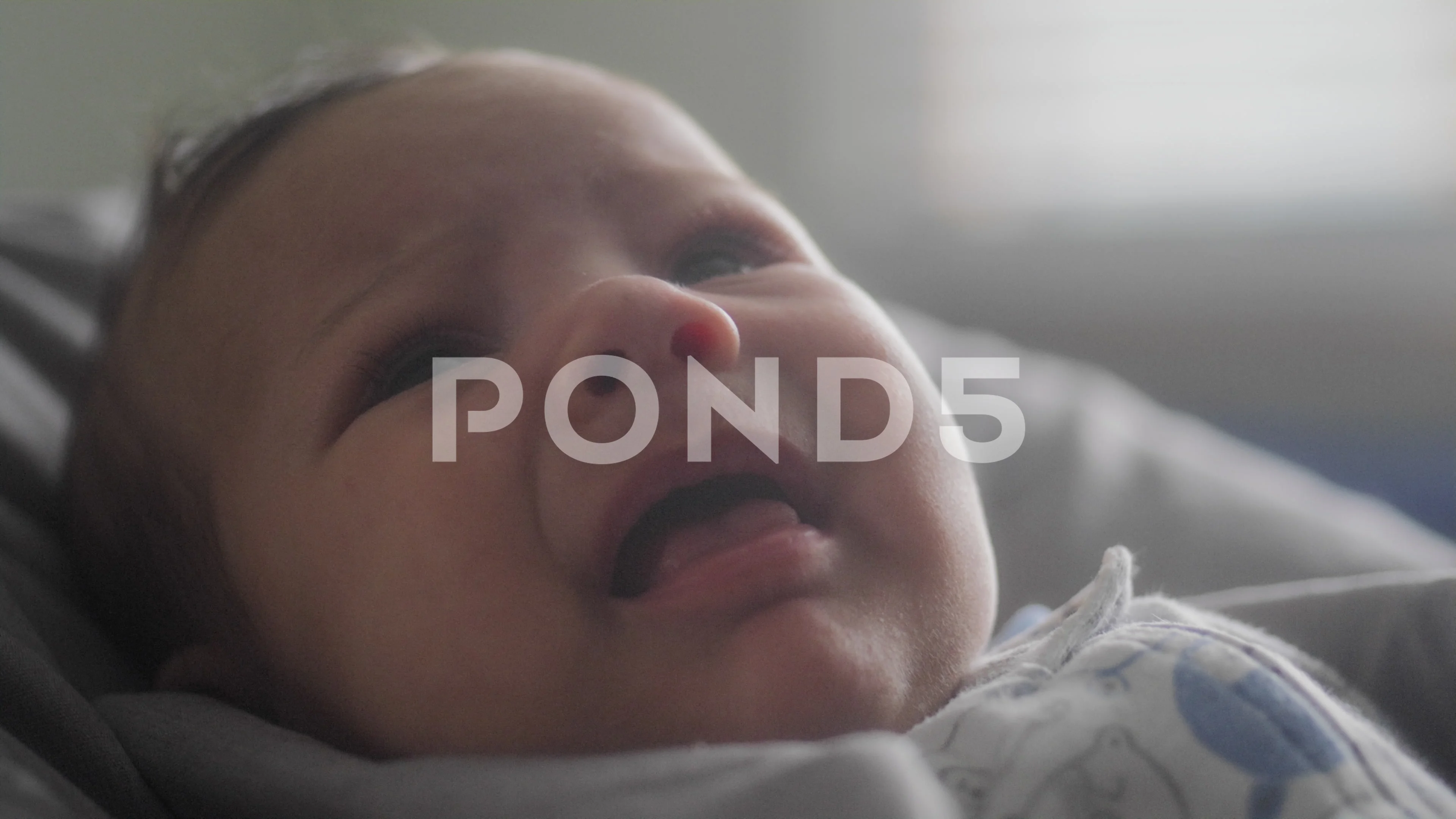 Newborn Baby Boy Crying