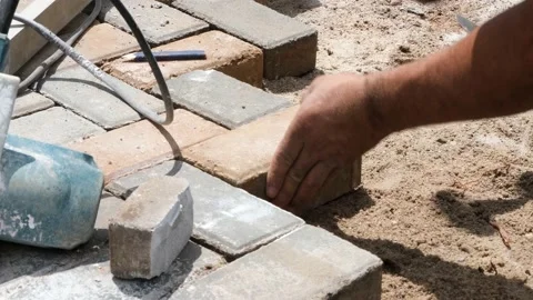 Closeup of a construction worker's hand ... | Stock Video | Pond5