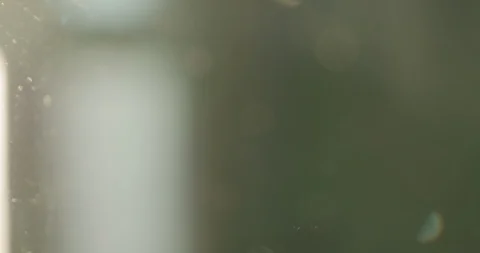 Closeup focus pull of dirty glass with s... | Stock Video | Pond5