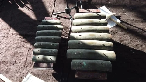 Closeup of Gamelan Gambang Instruments, ... | Stock Video | Pond5