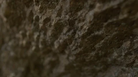 Closeup of granite stone boulder structu... | Stock Video | Pond5