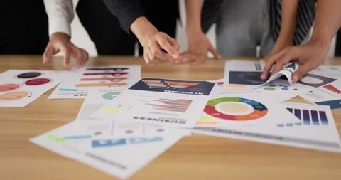 Closeup of hand pointing and explaining ... | Stock Video | Pond5