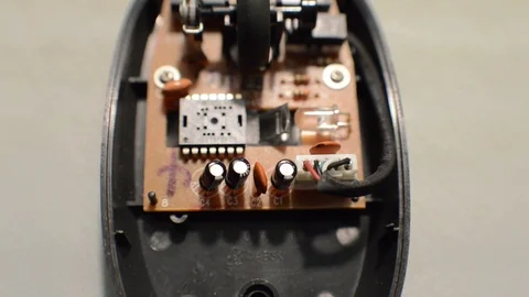 Closeup inside view Of The Computer M... | Stock Video | Pond5