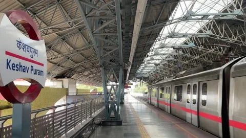Delhi Metro Station Stock Video Footage | Royalty Free Delhi Metro ...