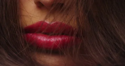 Woman Lips Stock Video Footage | Royalty Free Woman Lips Videos | Pond5
