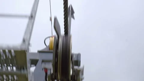 Closeup of rolling wheels mechanism of t... | Stock Video | Pond5