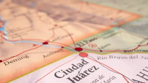 Ciudad Juarez Map Usa