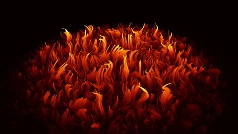 Cloth Material Texture Fire Flowing Anim... | Stock Video | Pond5