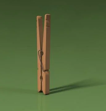 Clothes pin ~ 3D Model ~ Download #91480304 | Pond5