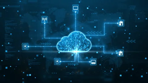 Cloud Data Transfer Stock Footage ~ Royalty Free Stock Videos | Pond5