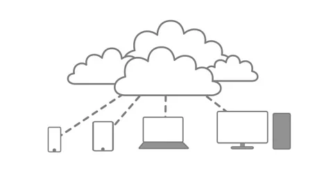 Cloud Computing Illustration Animation o... | Stock Video | Pond5