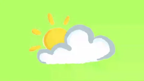 Cloud covering part of the sun animation... | Stock Video | Pond5