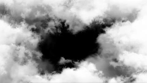 Cloud diffusion transition special effec... | Stock Video | Pond5