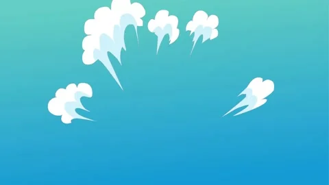 Cloud effect background and 2d animation... | Stock Video | Pond5