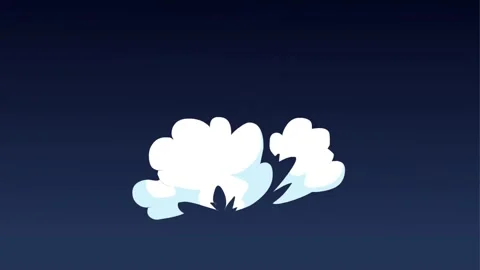 Cloud effect background and 2d animation... | Stock Video | Pond5