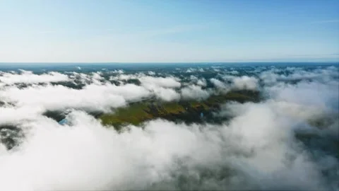 Cloud Kingdom, Ethereal Glide Through Ge... | Stock Video | Pond5
