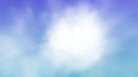 Cloud Rush into Changing Blue Sky 4K Loo... | Stock Video | Pond5