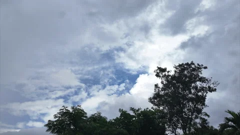 CLOUD TIMELAPSE - Cumulus clouds on mild... | Stock Video | Pond5