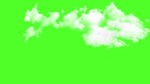 Green Screen Cloud Stock Video Footage | Royalty Free Green Screen ...
